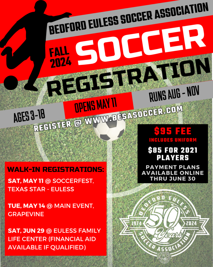 Registration – Bedford Euless Soccer Association